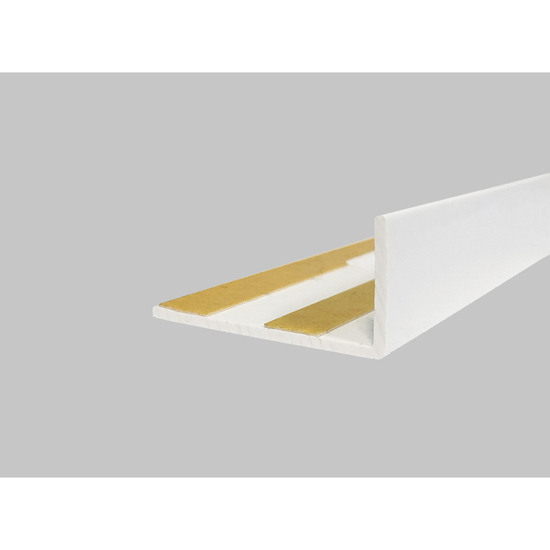 Vinkellist 20 x 40mm selvkl hvit 2,2m (4559SKH) - IBG